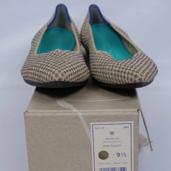 Rothy's | Shoes | Rothys Multi Metallic The Point Flats Sparkling ...